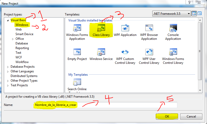 programación a lo tico: Crear libreria .dll en vb.net y como utilizarla