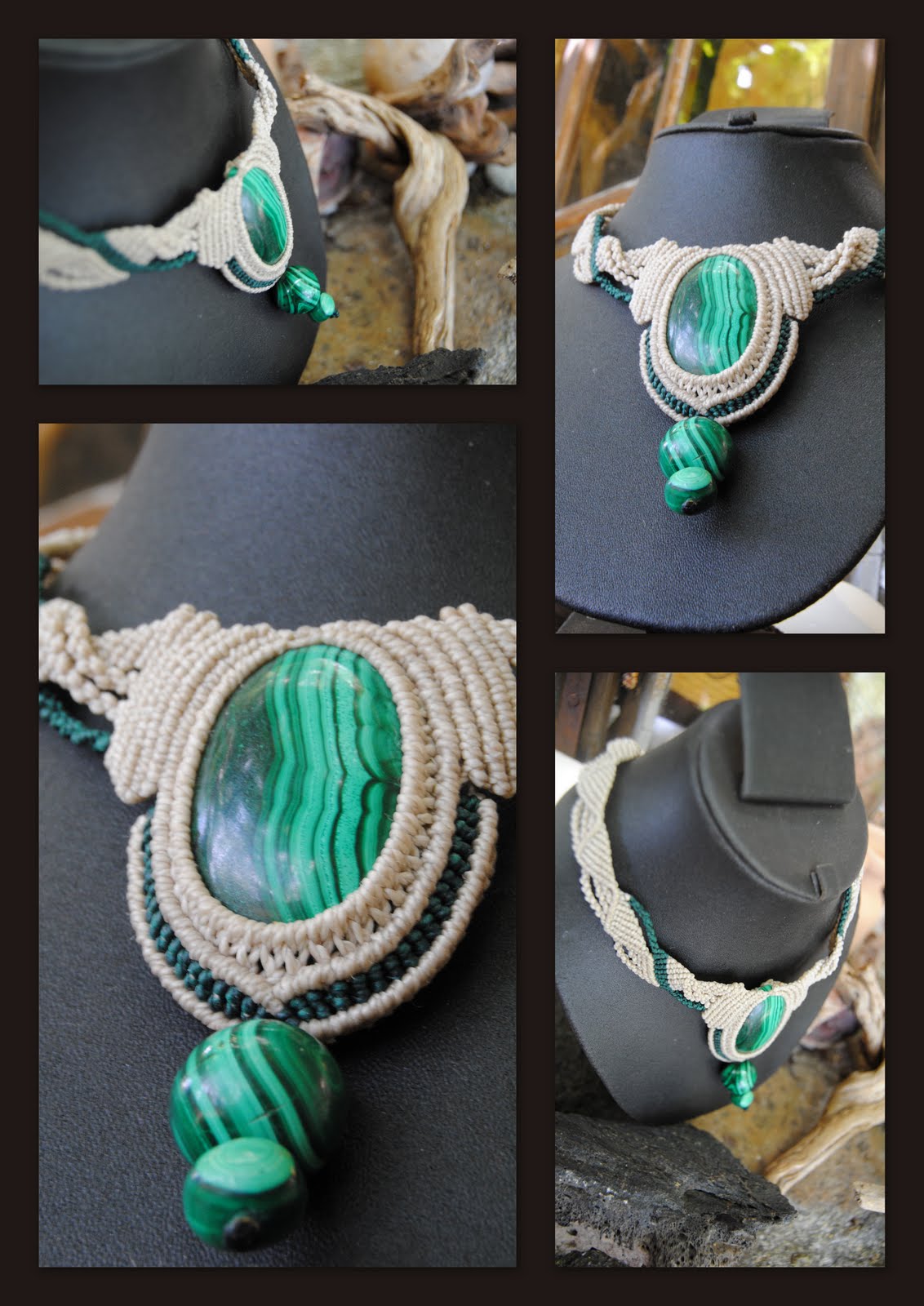 Artesania en Macramé: COLLARES MACRAME