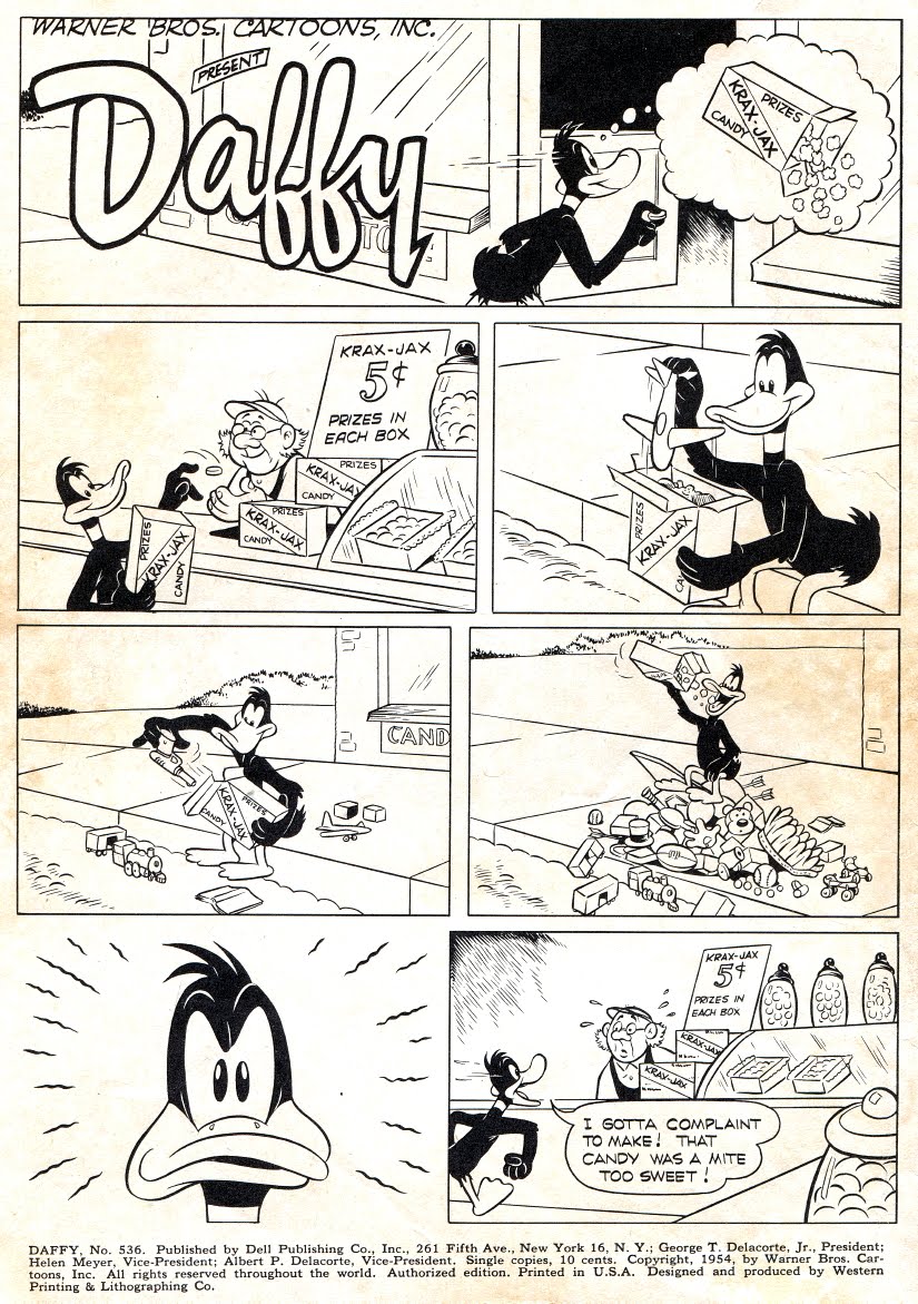 The Big Blog of Kids’ Comics!: DAFFY DUCK - Pure Daffiness!