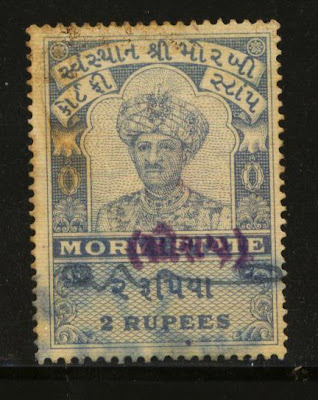 Heritage of Indian stamps site: Indian Princely State Morvee / Morvi ...