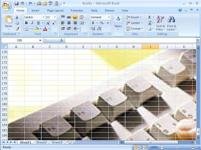 Cyber Commanderz: How to add background picture to Excel 2007 spreadsheet?