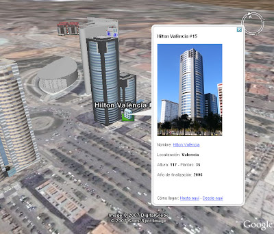 Google Earth: Los 25 edificios españoles más altos