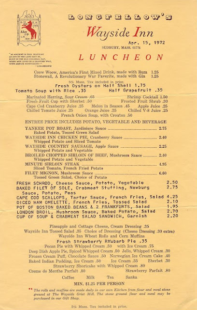 Life From The Roots: Two for One Regarding the Wayside Inn