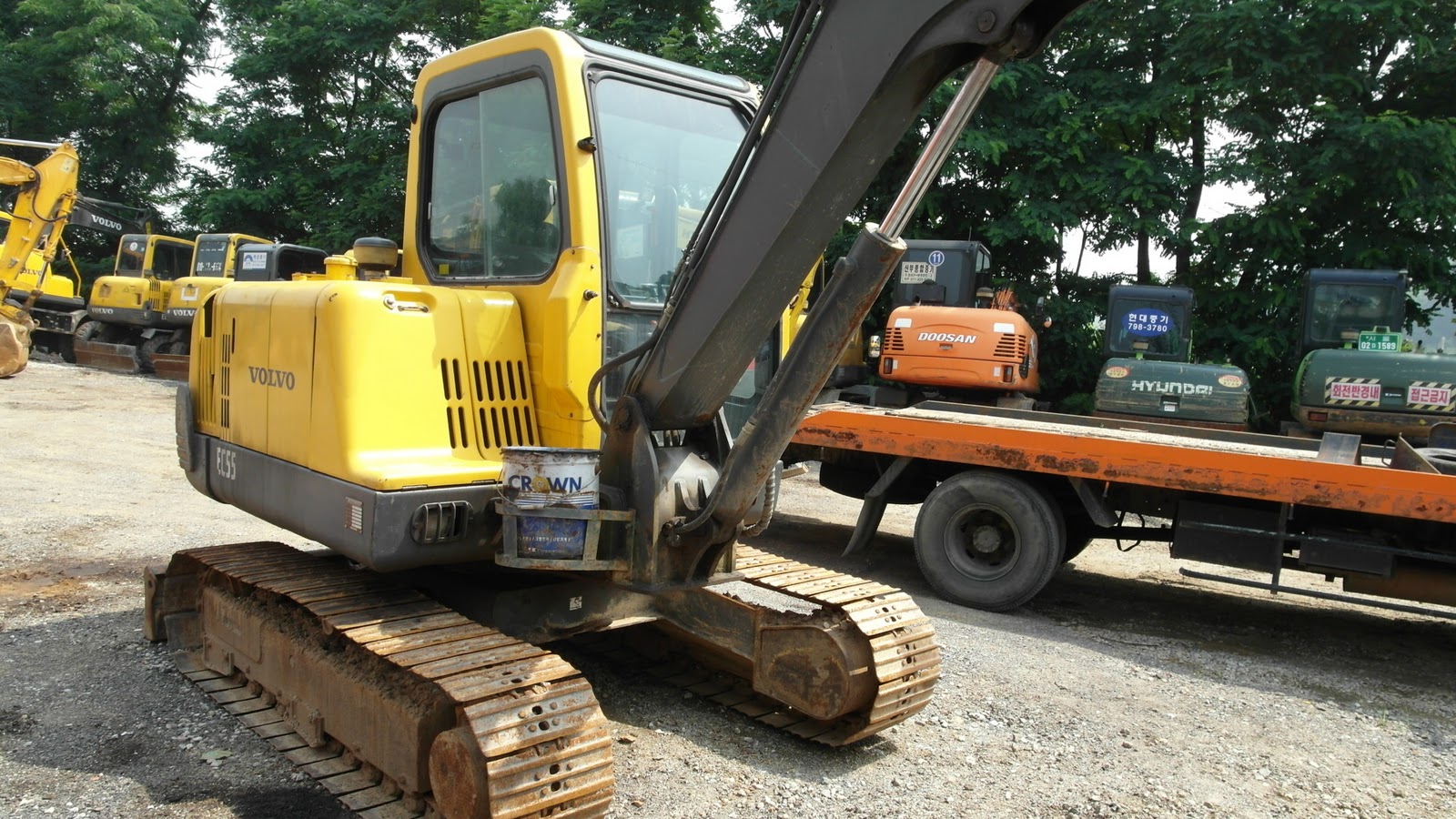 KOREA USED EXCAVATOR SALE: Volvo EC55(2002.06) / Korea Used Excavator ...