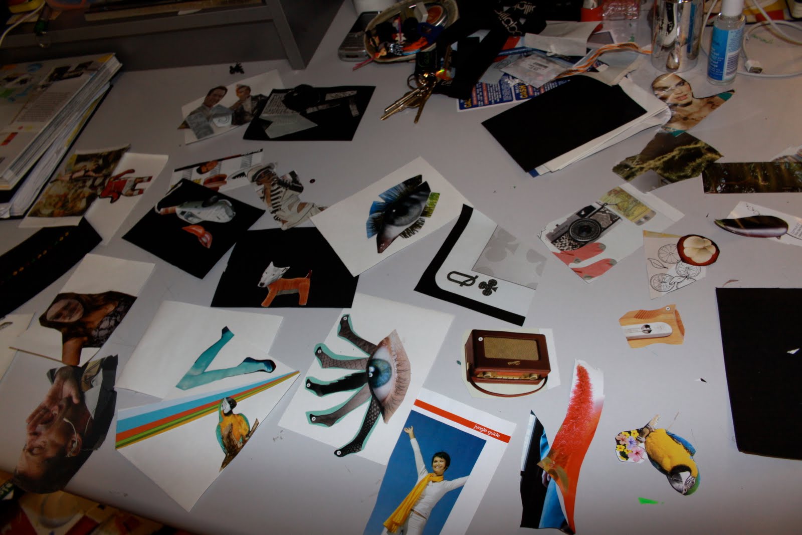 the daydream factory: 100 COLLAGES: WELCOME TO COLLAGE LAND