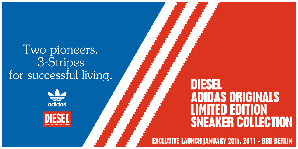 Dieselfreak: Diesel and adidas Originals Join Creative Forces to ...