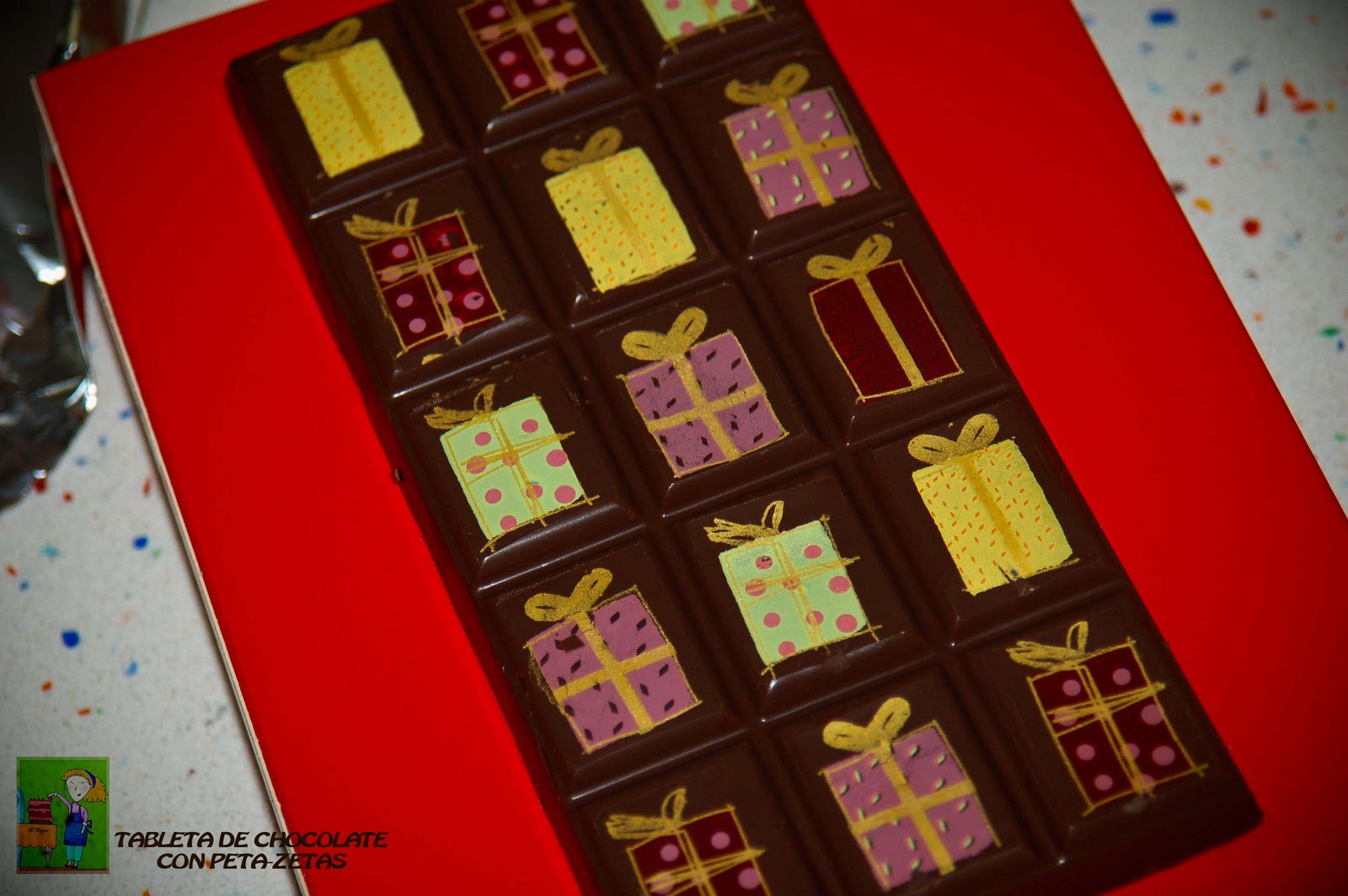 COCINAR SIN MIEDO: TABLETA DE CHOCOLATE de PETA-ZETA Y BOMBONES DE ...
