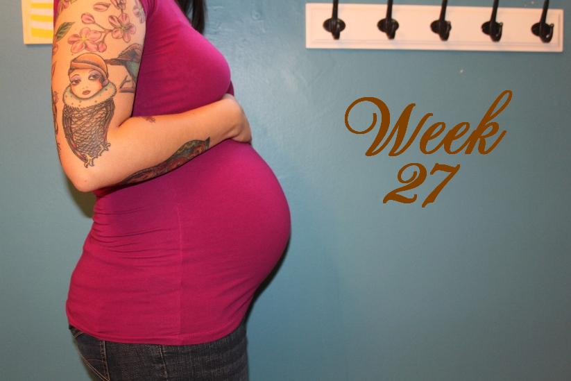 She Said...: Baby Bump - Week 27 - Hello 3rd Trimester!