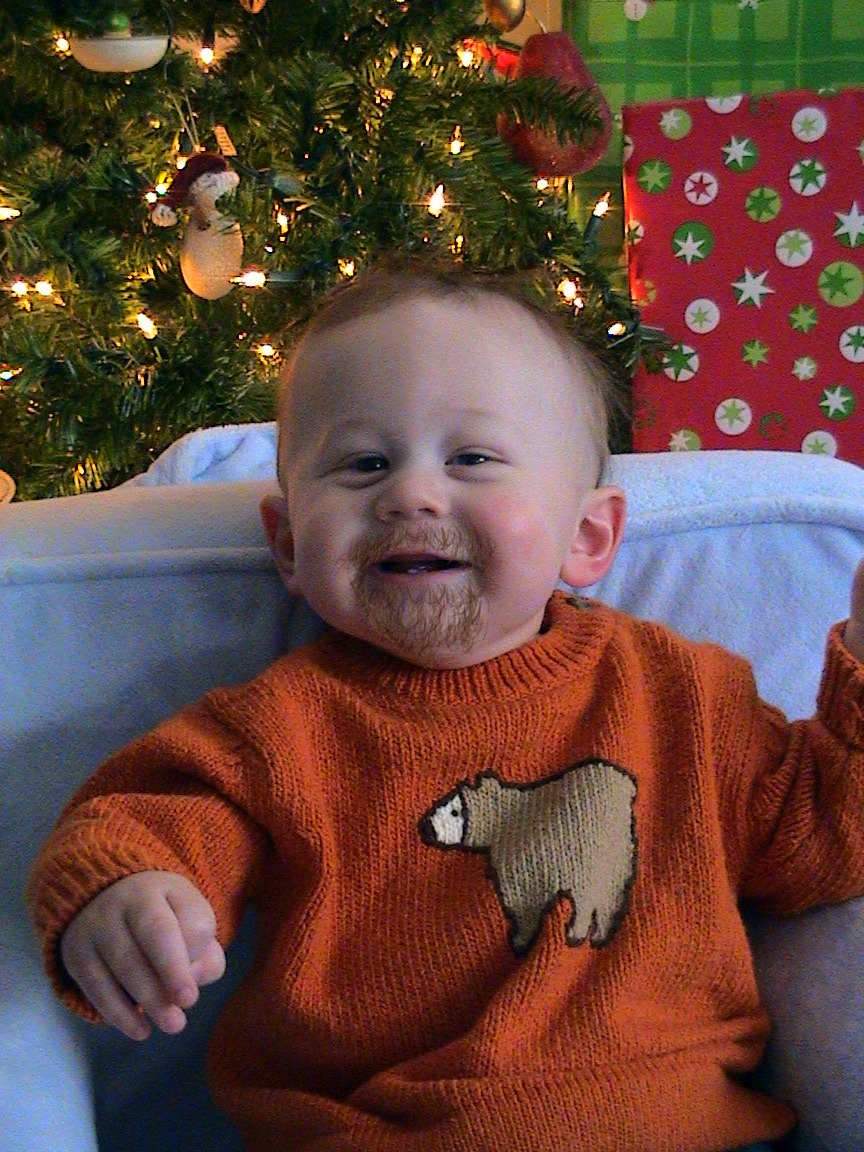 Wordless Wednesday: Baby with Goatee | Charisa Darling