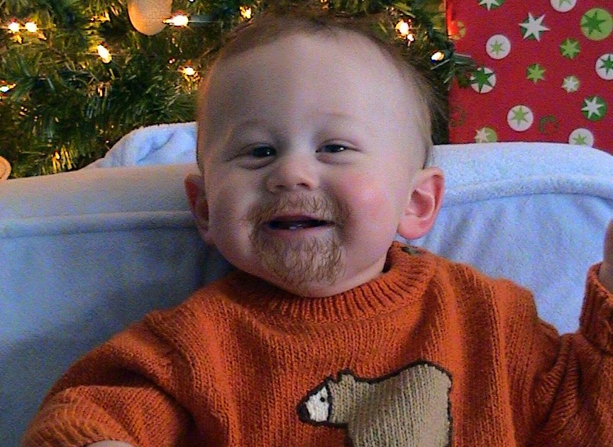 Wordless Wednesday: Baby with Goatee | Charisa Darling