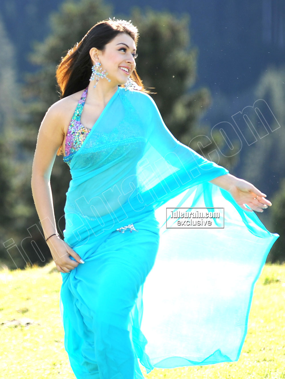 World Picture Gallery Hansika Motwani Looks Cool In Saree World Picture Gallery Hansika Motwani Looks Cool In Saree