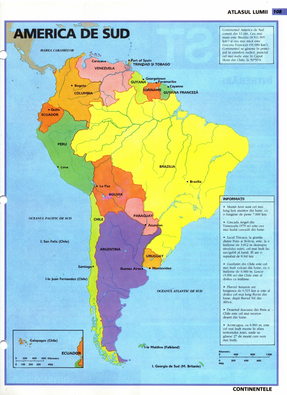 Atlasul lumii: Continentele lumii