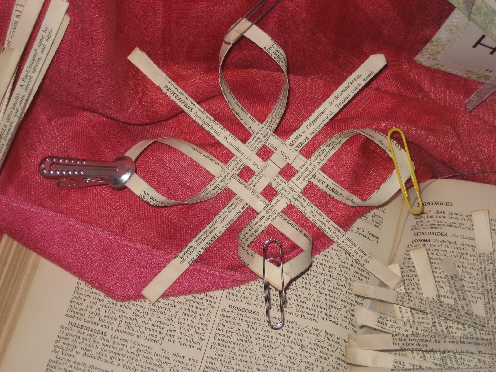 Once you have two sides glued, you can put them together as shown here ...