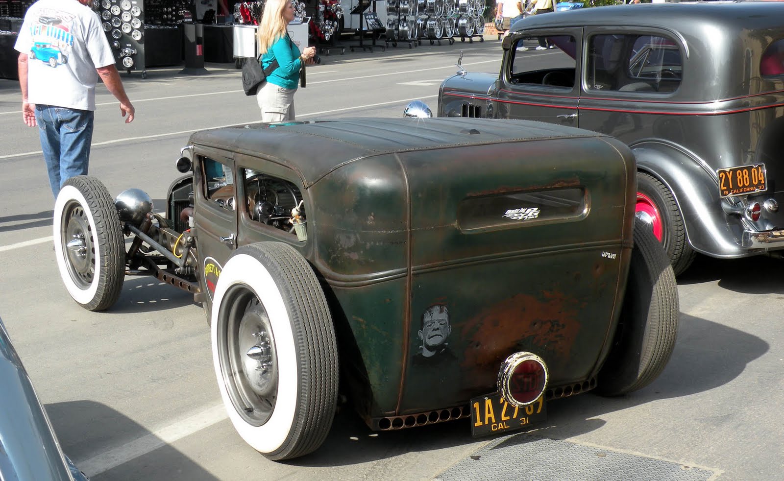 Just A Car Guy: Ricky Bobbys Rod Shop rat rod Frankenstein. I dig it ...