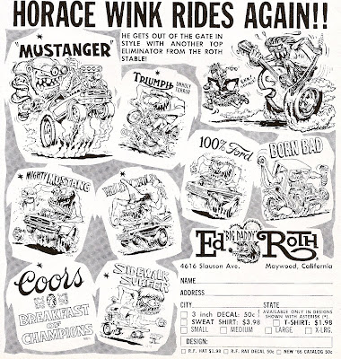 Just A Car Guy: Ed "Big Daddy" Roth advertisements from 1966 for his ...