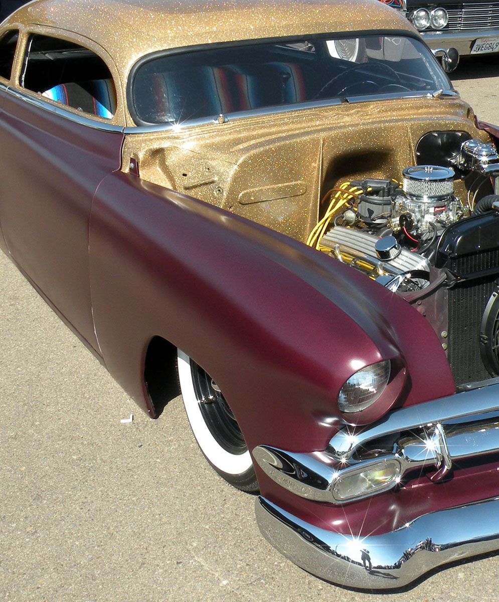 Just A Car Guy: Cool custom with a great two tone paint and ghost scallops