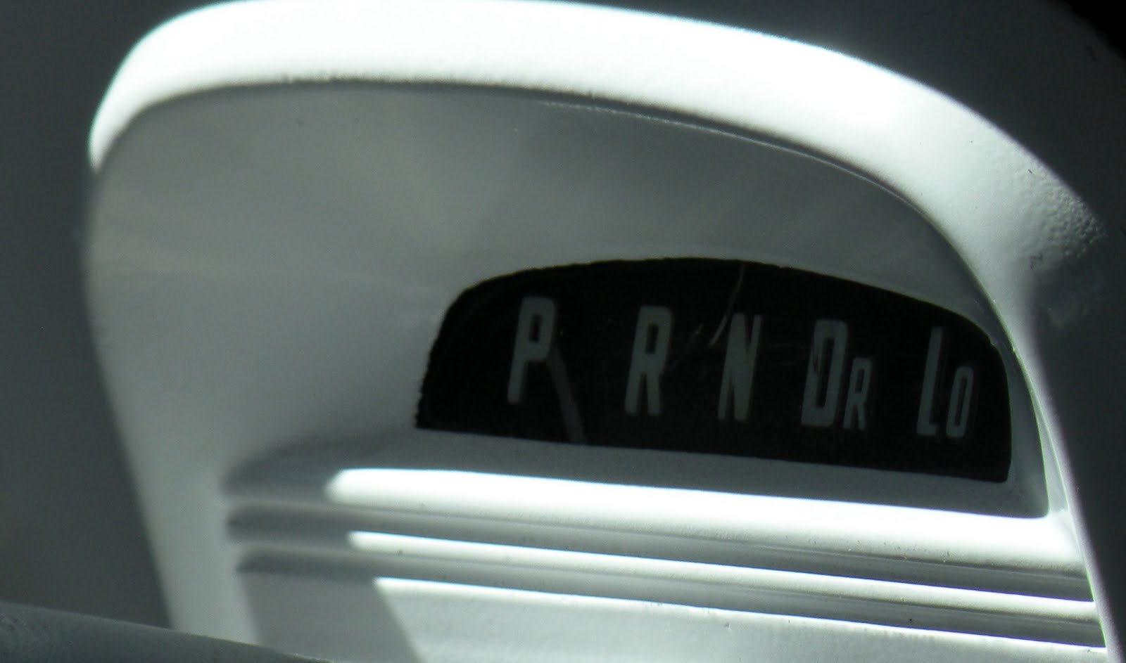 Just A Car Guy: PRND21... a variety of gear indicators from the 1950's ...