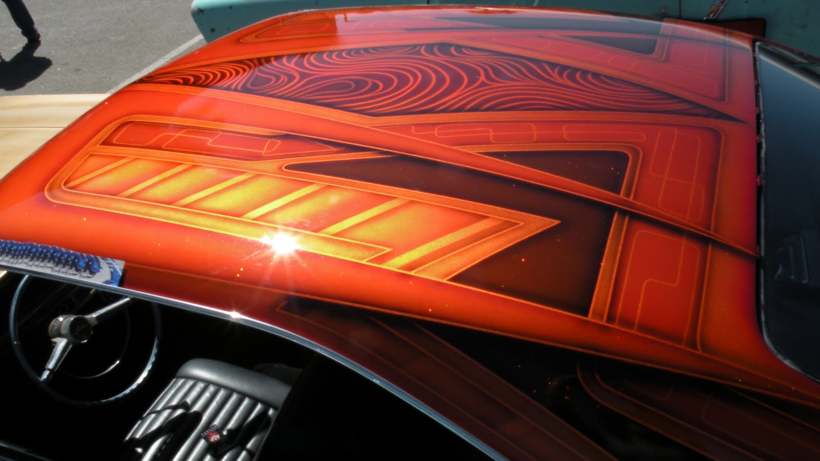 Just A Car Guy: Customs with cool paint