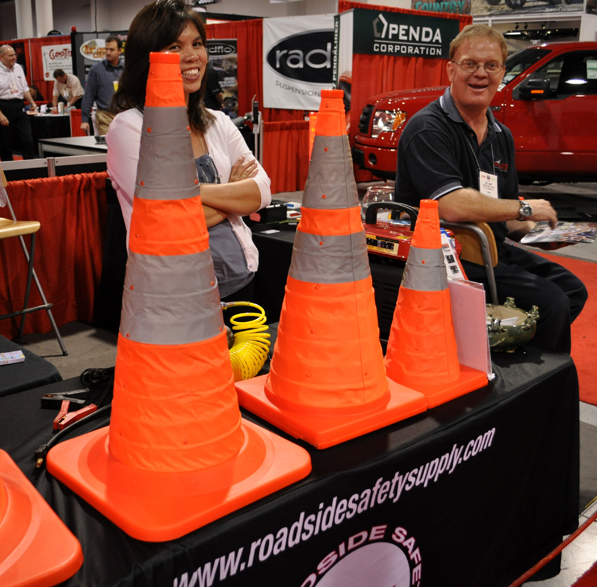 Just A Car Guy: Collapsible safety cones... good idea for truckers or ...