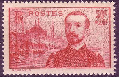 La France sur les timbres du monde : French presence on stamps: Pierre LOTI - FRANCE