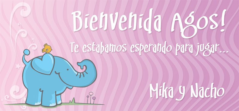 Tarjeta de bienvenida bebé - Imagui