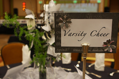 ELEMENTS: Great Oak High School Cheer Banquet...Black And White Party