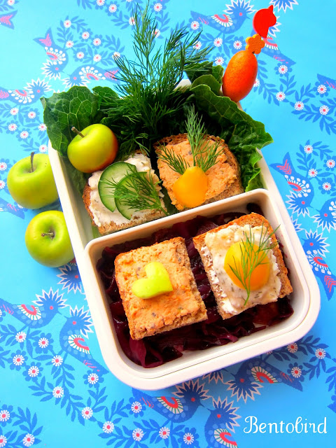 Bentobird: snowy day bento
