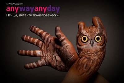 Welcome to FunnyDust: 30 Brilliant Painted Hands in Advertising (30 Photos)