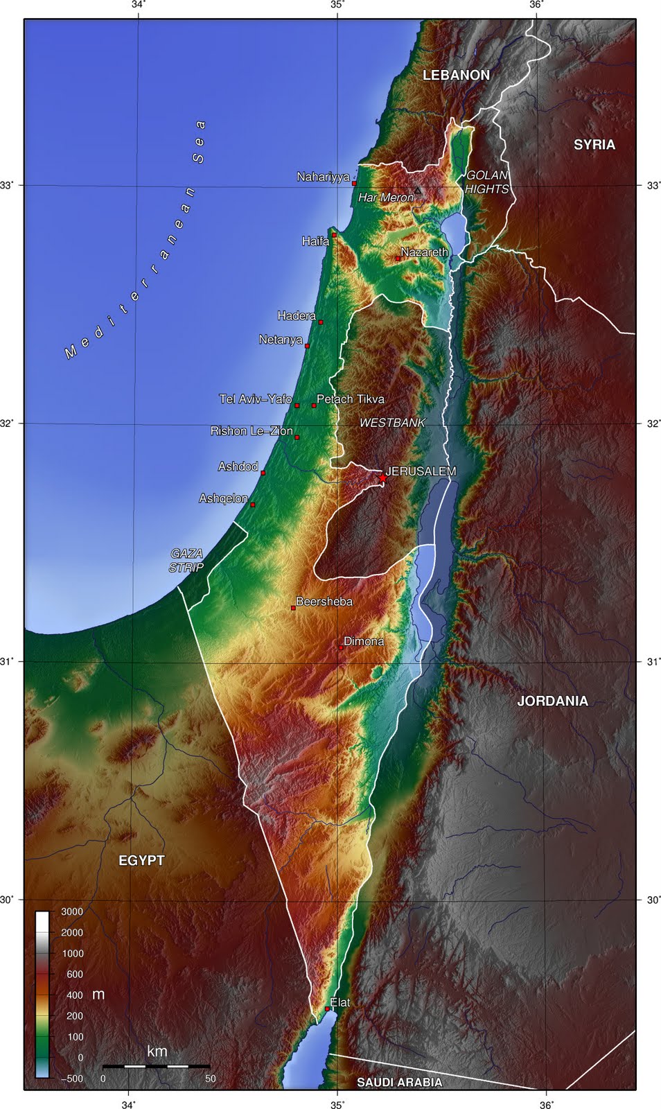 ISRAEL PUENTE DE LA IMACULADA 2010: MAPAS ISRAEL Y CONTORNO