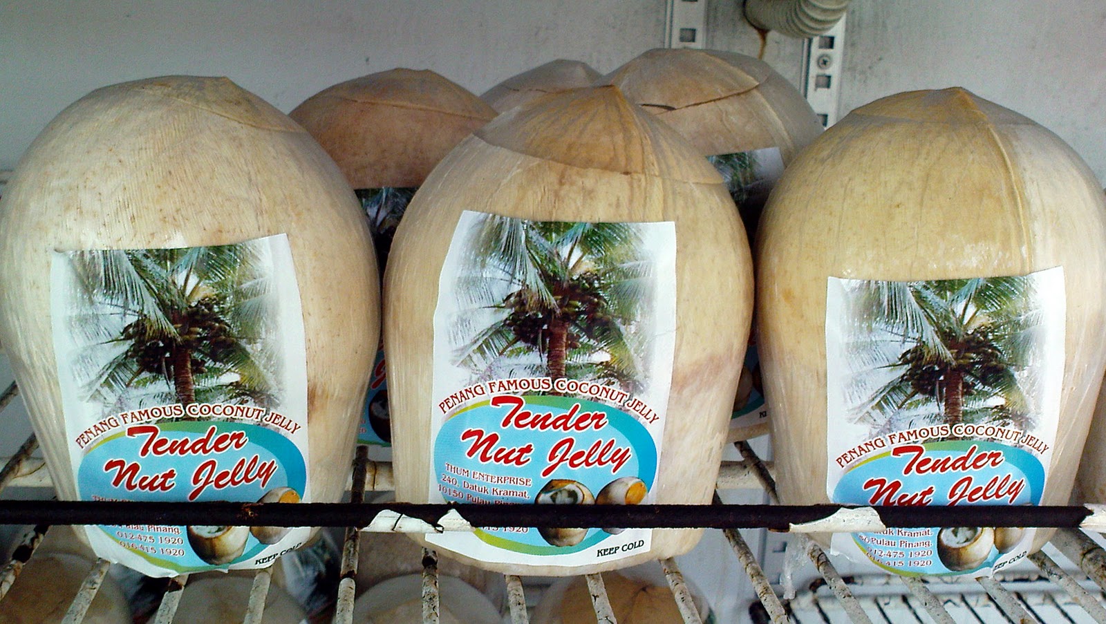 EAT OUT with SAM: Tender Nut & Pandan Coconut Jelly, Thum Enterprice ...