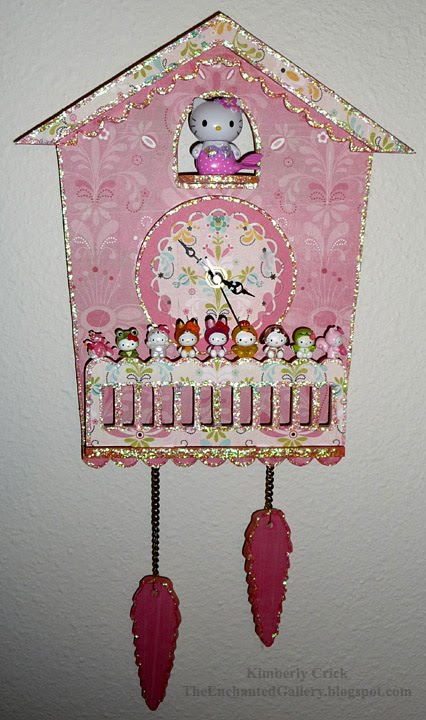 The Enchanted Gallery: Hello Kitty Cuckoo Clock - MDF Kit by KaiserCraft