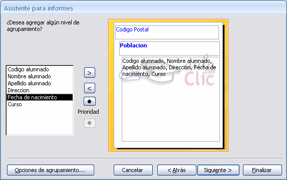 Microsoft Access 2007: ASISTENTE PARA INFORMES (II)