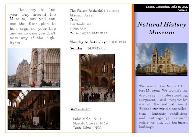 beat of my heart: Natural History Museum - leaflet