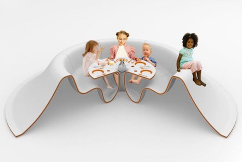 Cool Slide Eat Lunch Table