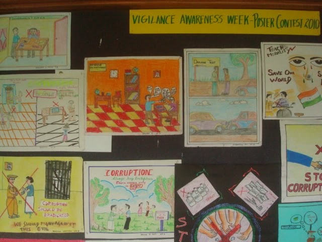 केन्द्रीय विद्यालय , अडूर: POSTERS-Vigilance awareness week