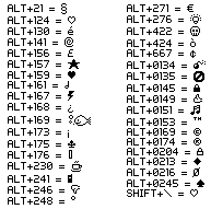 Adub's Life Hacks: ALT CODES