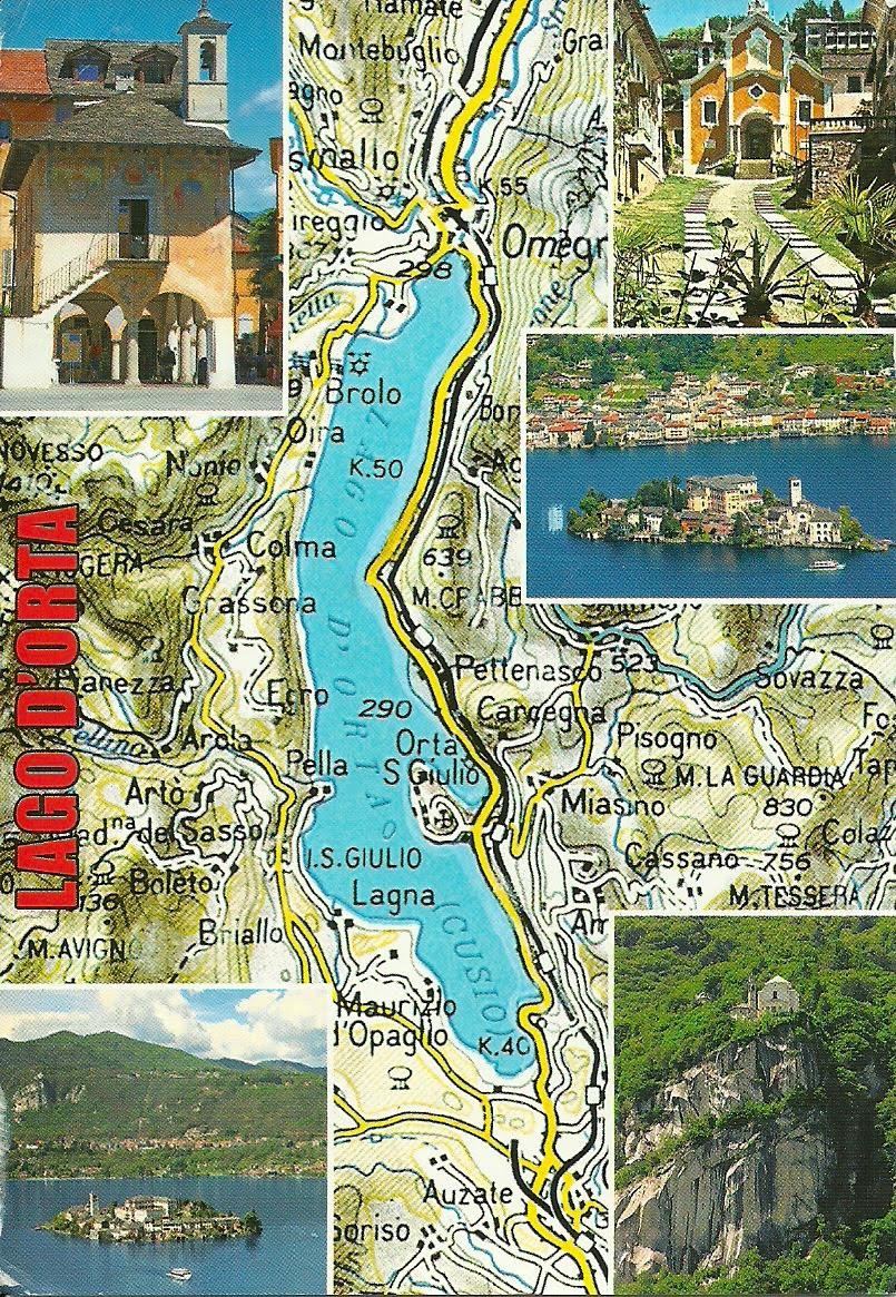Projek Satu Dunia (One World Project)™: Italy - Lake of Orta Mapcard
