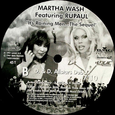 Disco2GO: MARTHA WASH FEATURING RUPAUL – (1997) IT'S RAINING MEN... THE ...