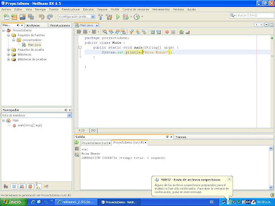 Aprendiendo Java desde cero: Iniciando con NetBeans 6.5 desde cero