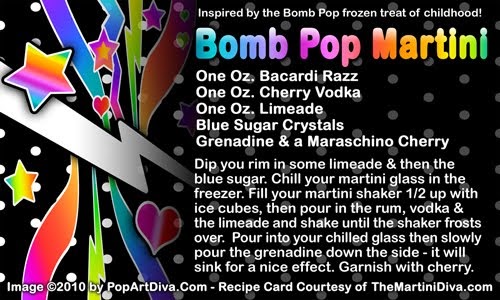 The MARTINI DIVA: The BOMB POP MARTINI - A retro, adult taste that ...