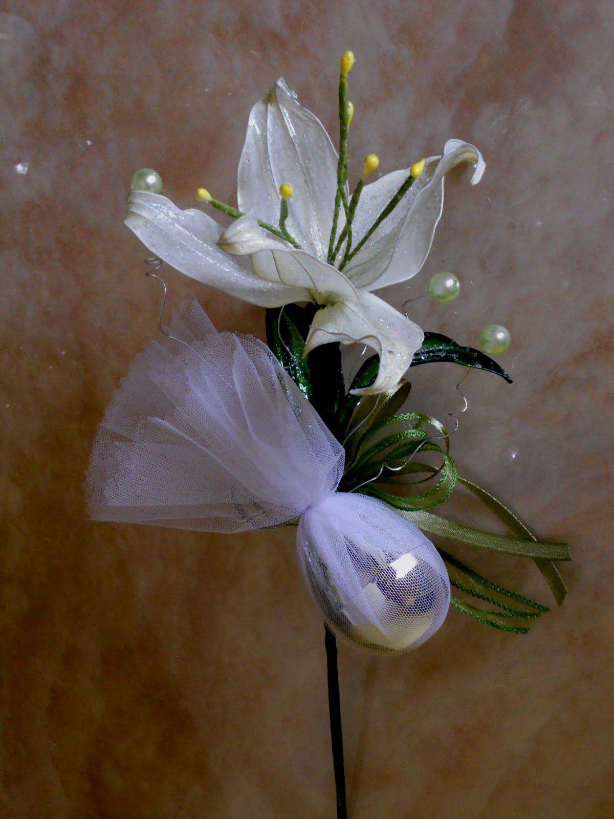 Cemara Qaseh Craft & Deco: BUNGA PAHAR DIP - LILY