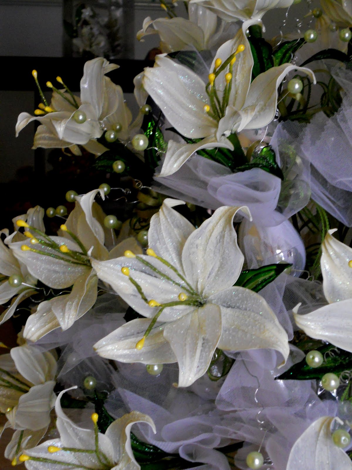 Cemara Qaseh Craft & Deco: BUNGA PAHAR DIP - LILY