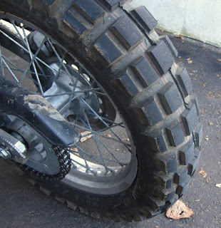 Motorcycle Junkie:: Continental Twinduro TCK-80 tire wear