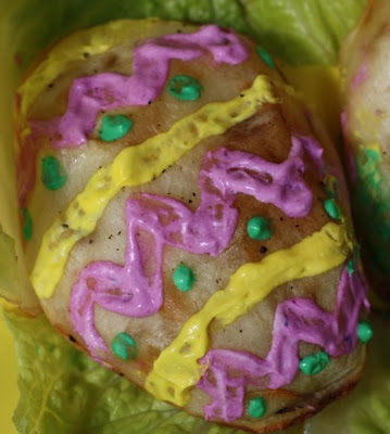Gourmet Mom on-the-Go: Painted Easter Potatoes