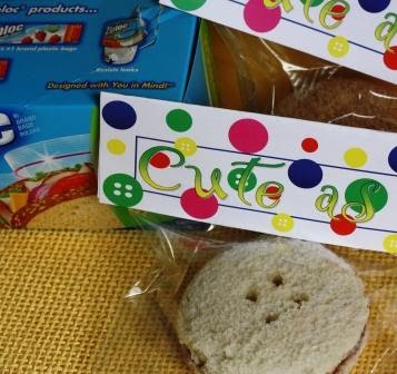 Gourmet Mom on-the-Go: Cute as a Button Sandwiches