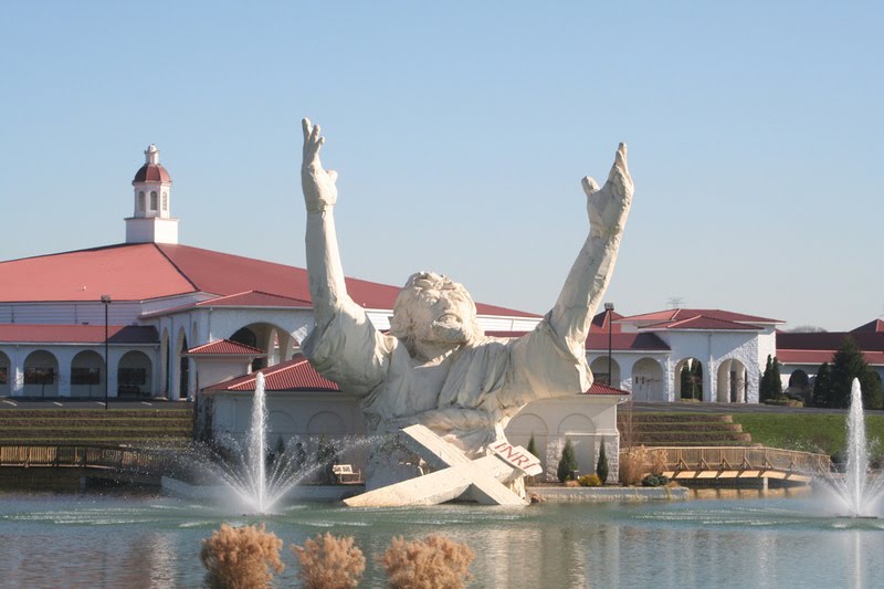 Cloud Nine and Counting: Touchdown Jesus Burned Down