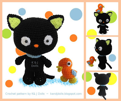 Chococat and Ducky crochet pattern - Sayjai Amigurumi Crochet Patterns ...