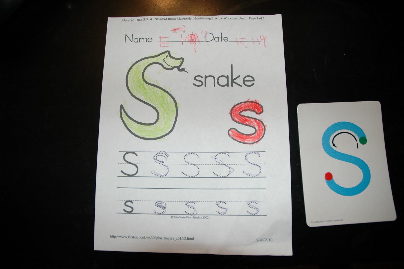 this and that: letter Ss