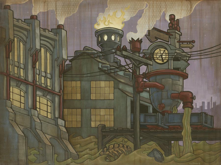 Bryce Huffman Art and Illustration: Burroughs #2 (Mulberry Street Art ...