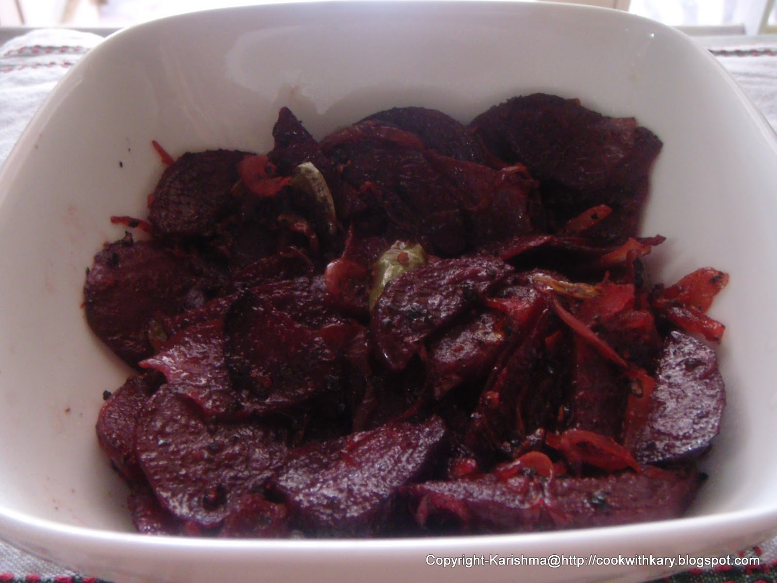 Effortless cooking. Easy baking.: Beetroot Stir-Fry